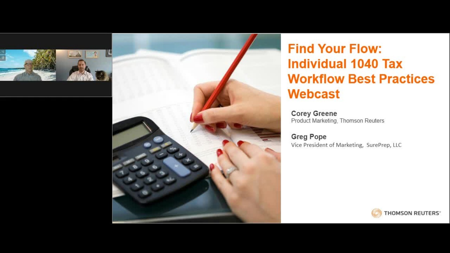 1040 tax workflow tips | Thomson Reuters