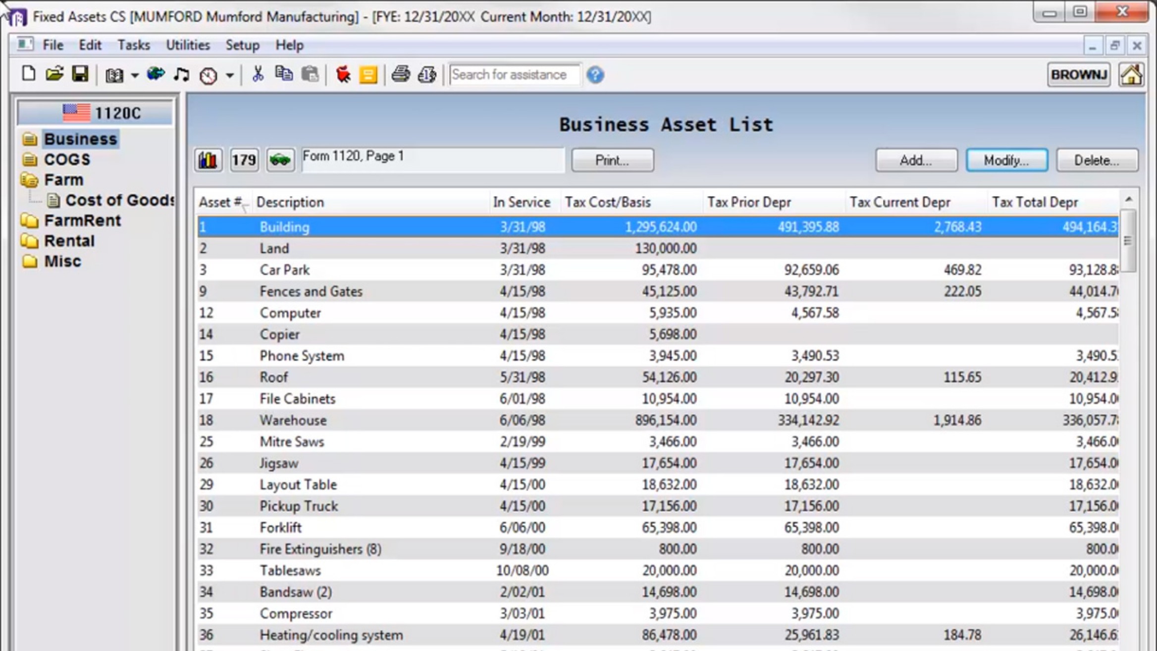 Fixed asset & depreciation accounting software | Fixed Assets CS | Thomson Reuters