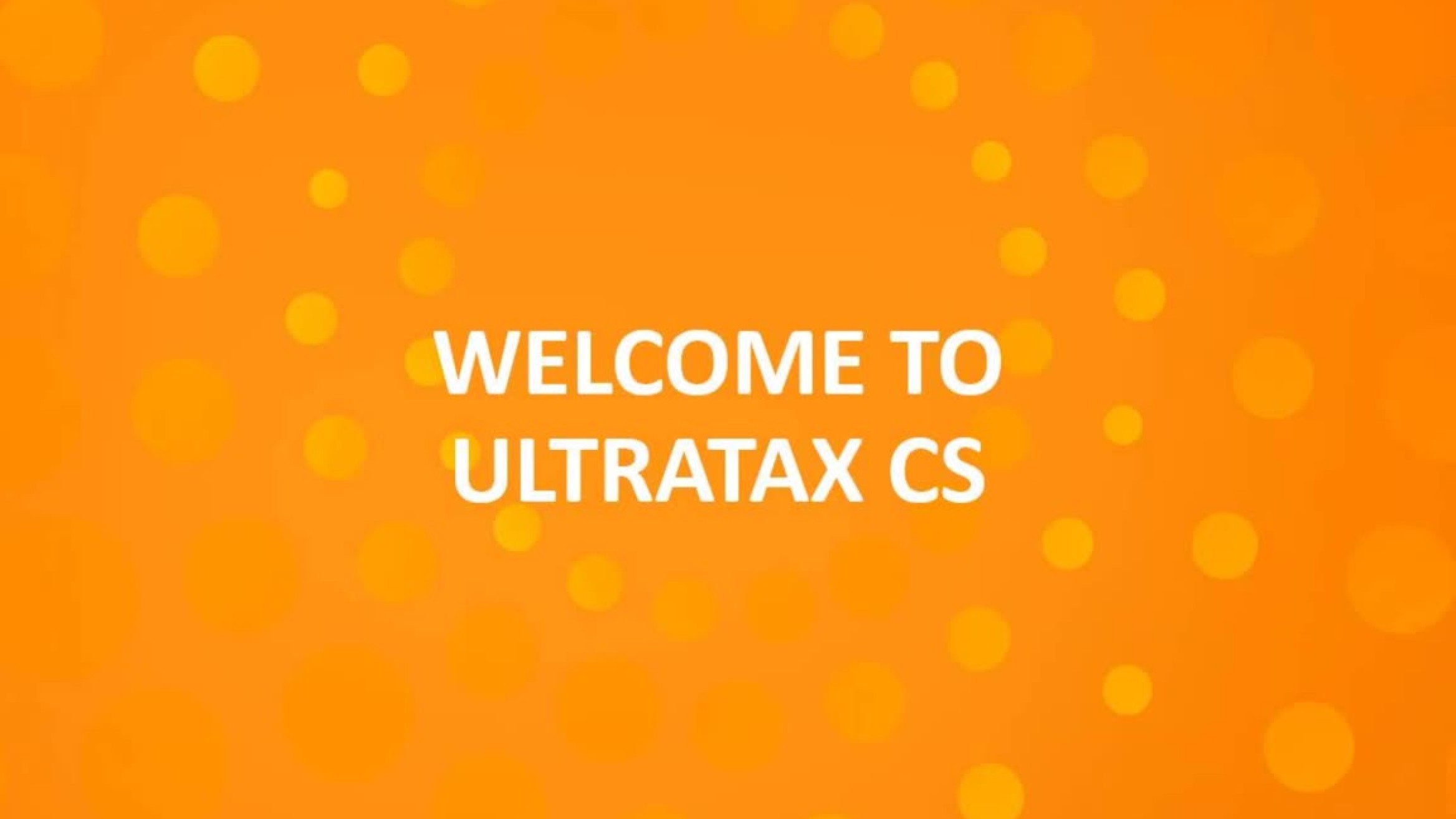 See a free demonstration of UltraTax CS | Thomson Reuters