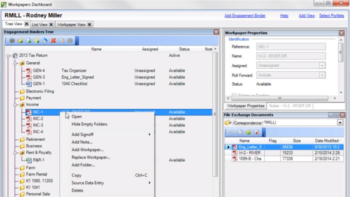 Workpapers CS trial balance software | Thomson Reuters