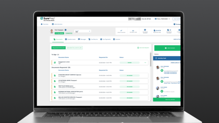 Tax client portal for tax and accounting firms | Thomson Reuters ...