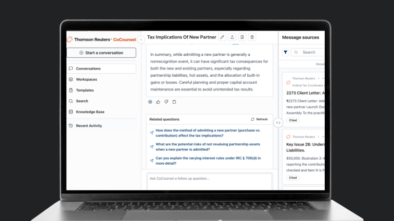 CoCounsel Tax - the AI tax assistant for tax professionals | Thomson ...